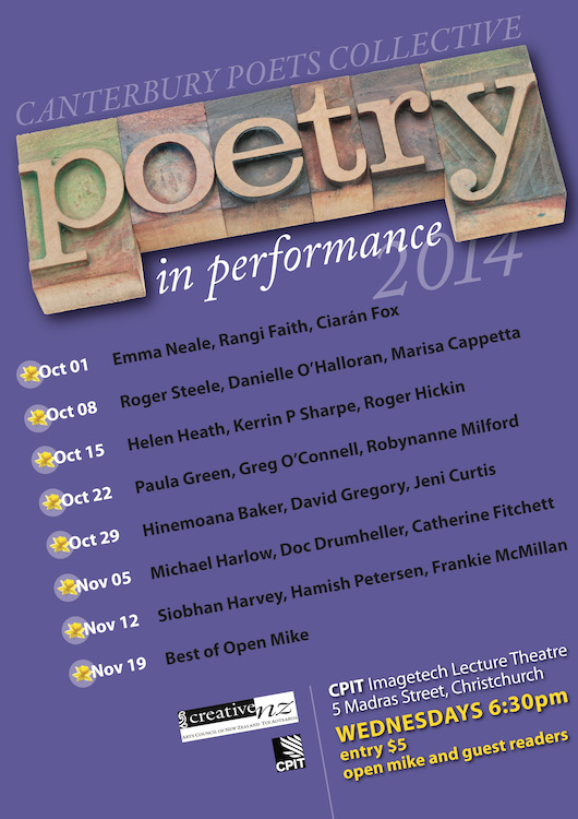 About Poetry in Performance – The Canterbury Poets’ Collective
